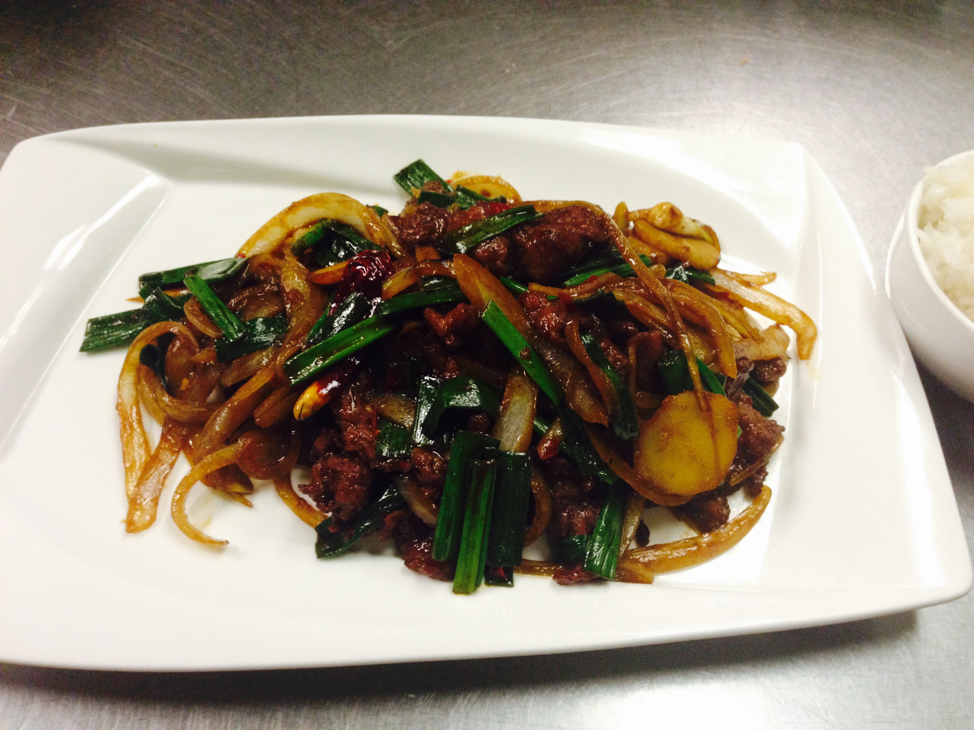 Beef With Scallions